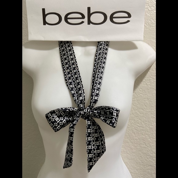 bebe | Accessories | Bebe Signature Logo Satin Ribbon | Poshmark